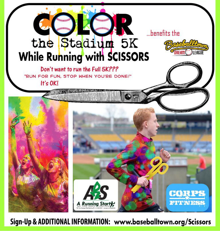 Fightins Announce “Running w/Scissors” 5K Fun Run or Walk - BCTV