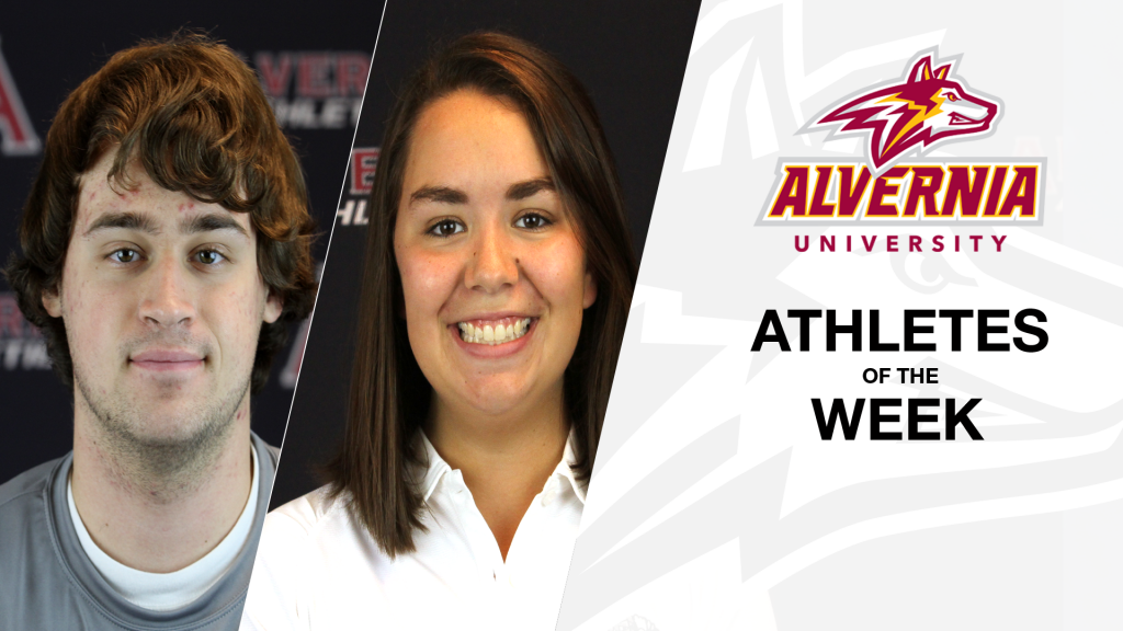 Guenzel and Gilbert Named Alvernia Athletes of the Week - BCTV