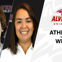 Guenzel and Gilbert Named Alvernia Athletes of the Week - BCTV