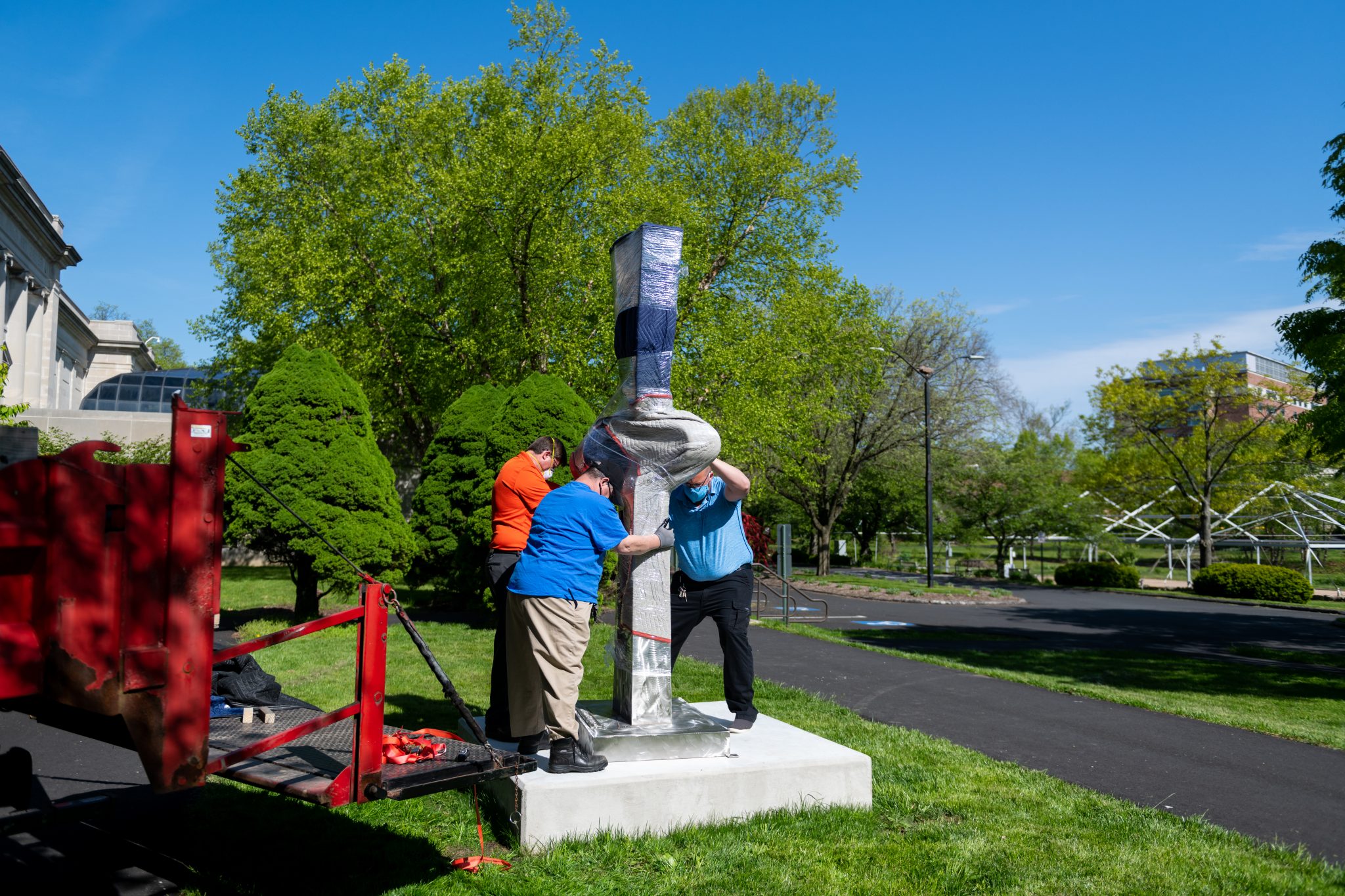 Reading Public Museum Sculpture Reinstalled - BCTV