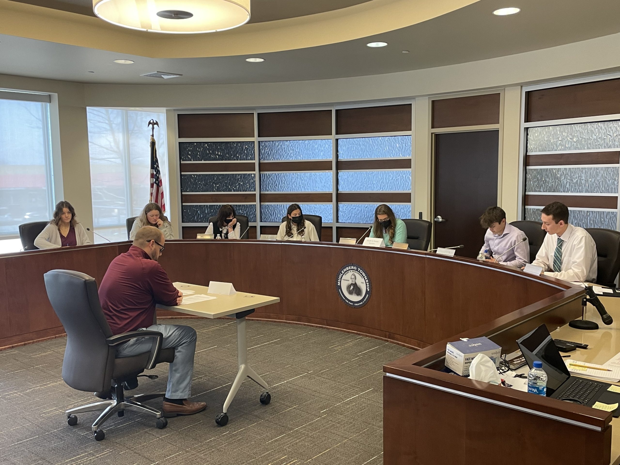 Schwank Hosts Second Session of Model Senate - BCTV