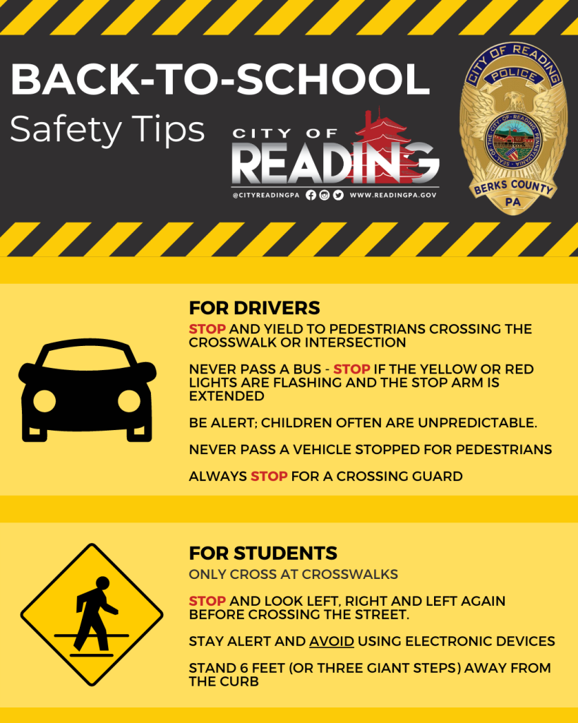 Reading Police Department Shares Back-To-School Safety Tips - BCTV