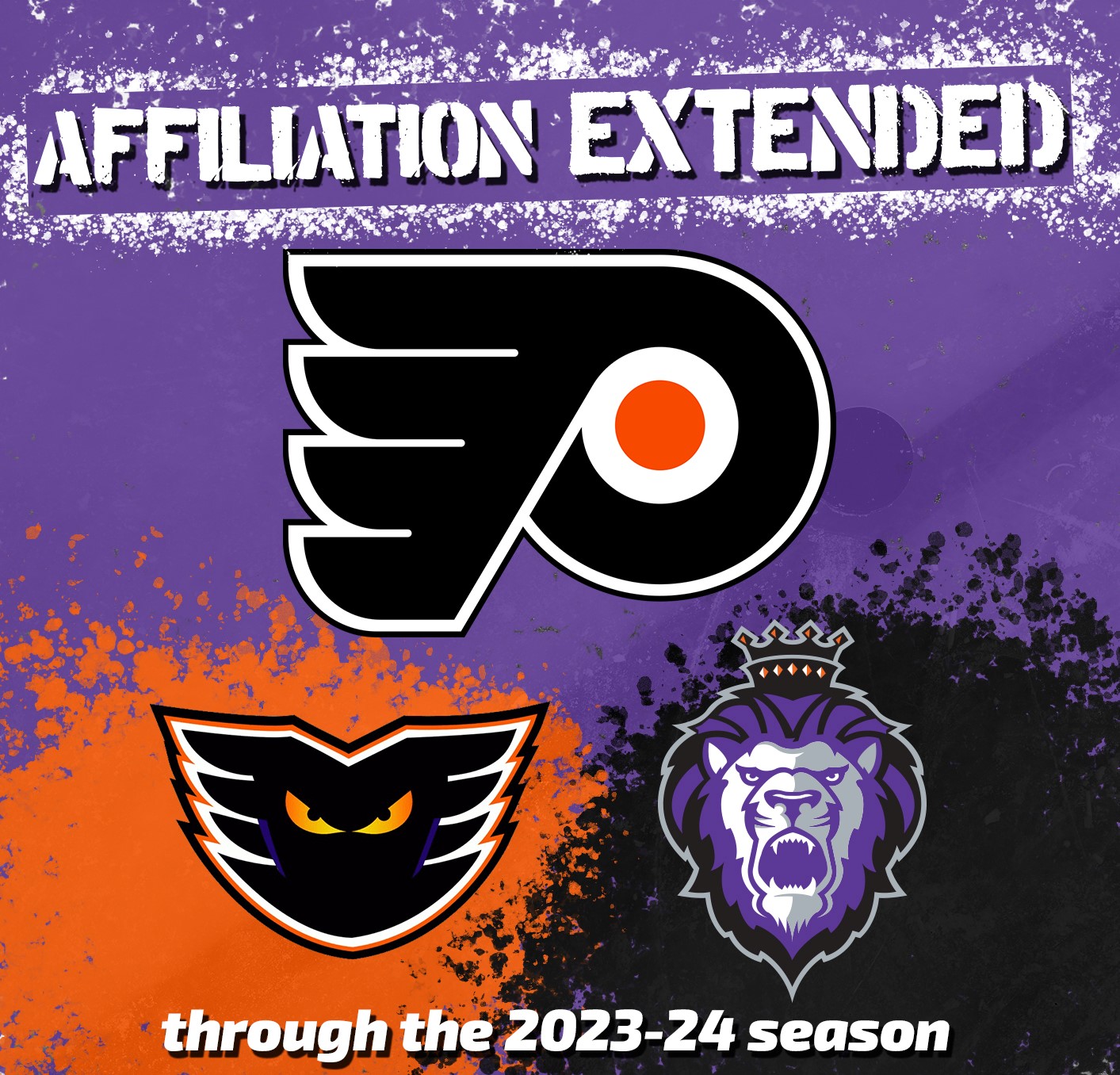 Royals, Philadelphia Flyers Announce Affiliation Extension - BCTV