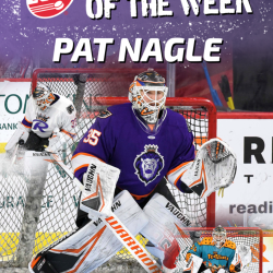 Pat Nagle Named Warrior Hockey ECHL Goaltender of the Week - BCTV