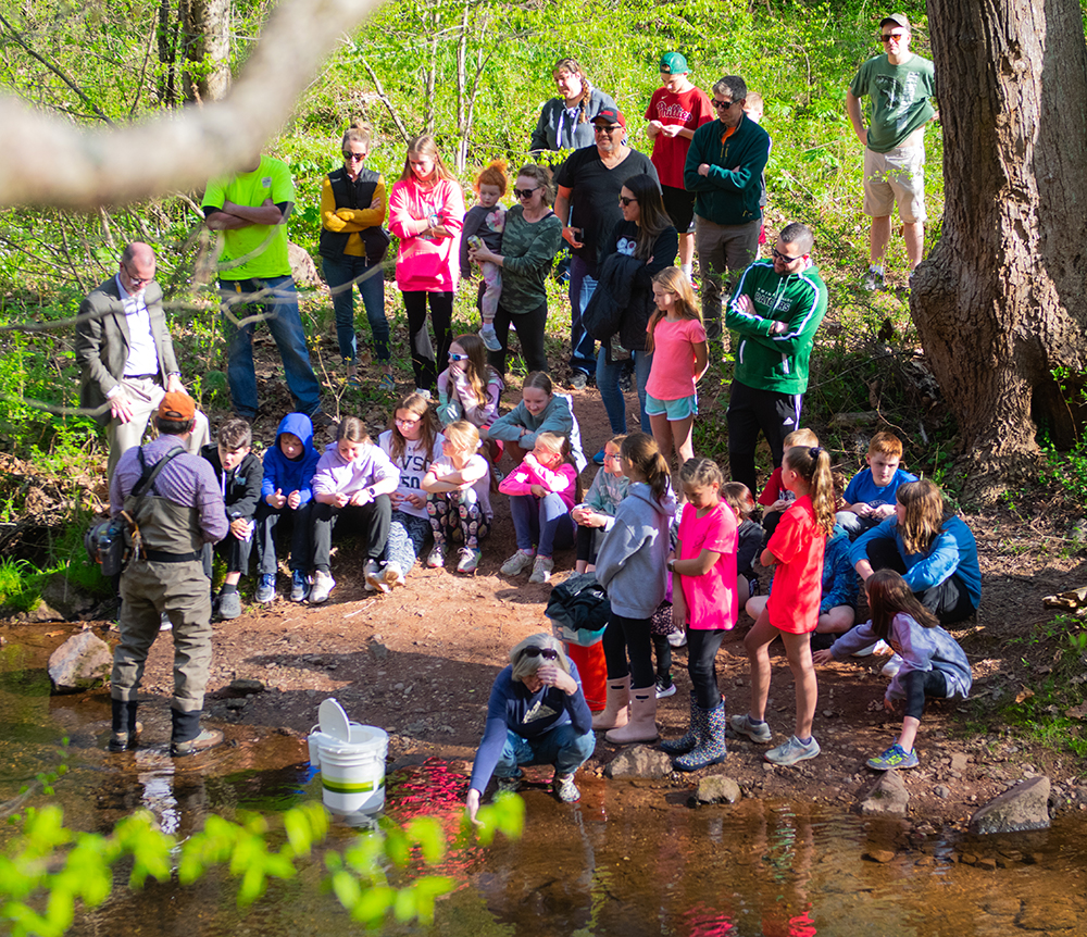 Twin Valley Students Release Fingerlings for Trout in the Classroom Program - BCTV