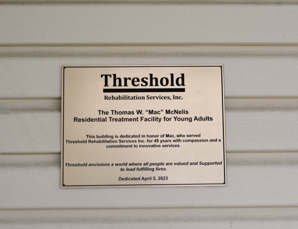 Threshold Dedicated New Residential Treatment Facility for Young Adults ...