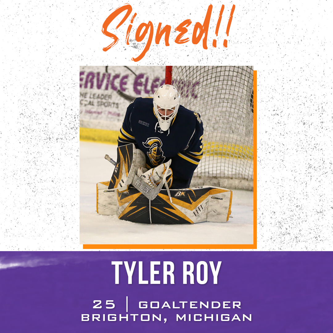 Royals Sign Goaltender Tyler Roy to SPC - BCTV
