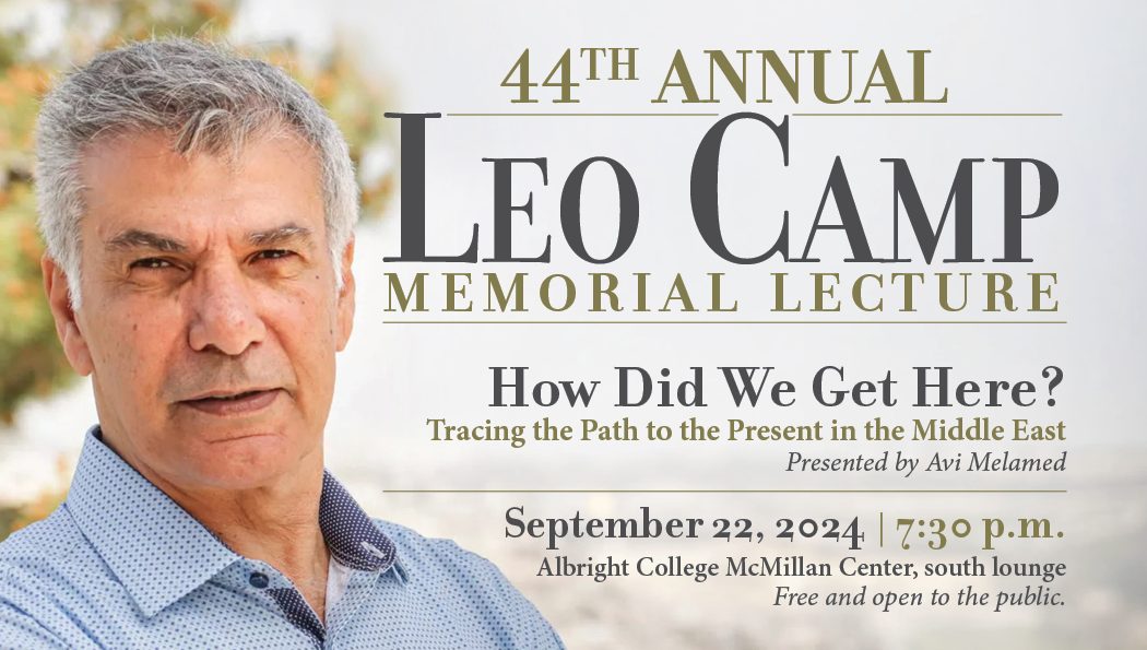Melamed Headlines 2024 Leo Camp Lecture at Albright College - BCTV