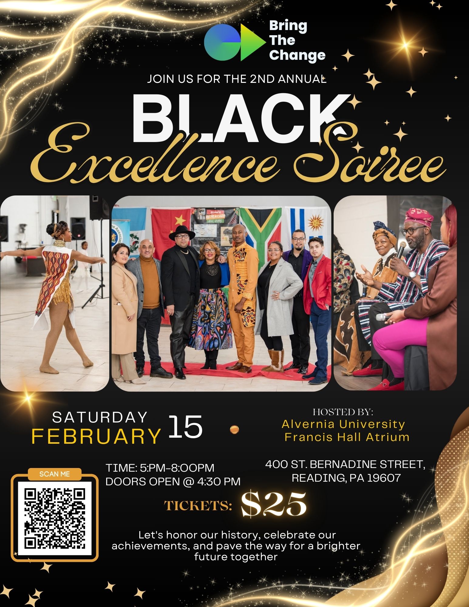 Bring The Change Presents 2nd Annual Black Excellence Soiree: "Bridging ...