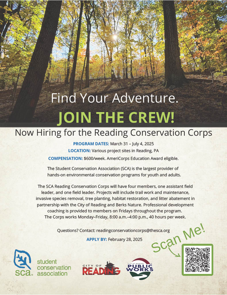 City of Reading Opens Applications for Spring 2025 Reading Conservation ...