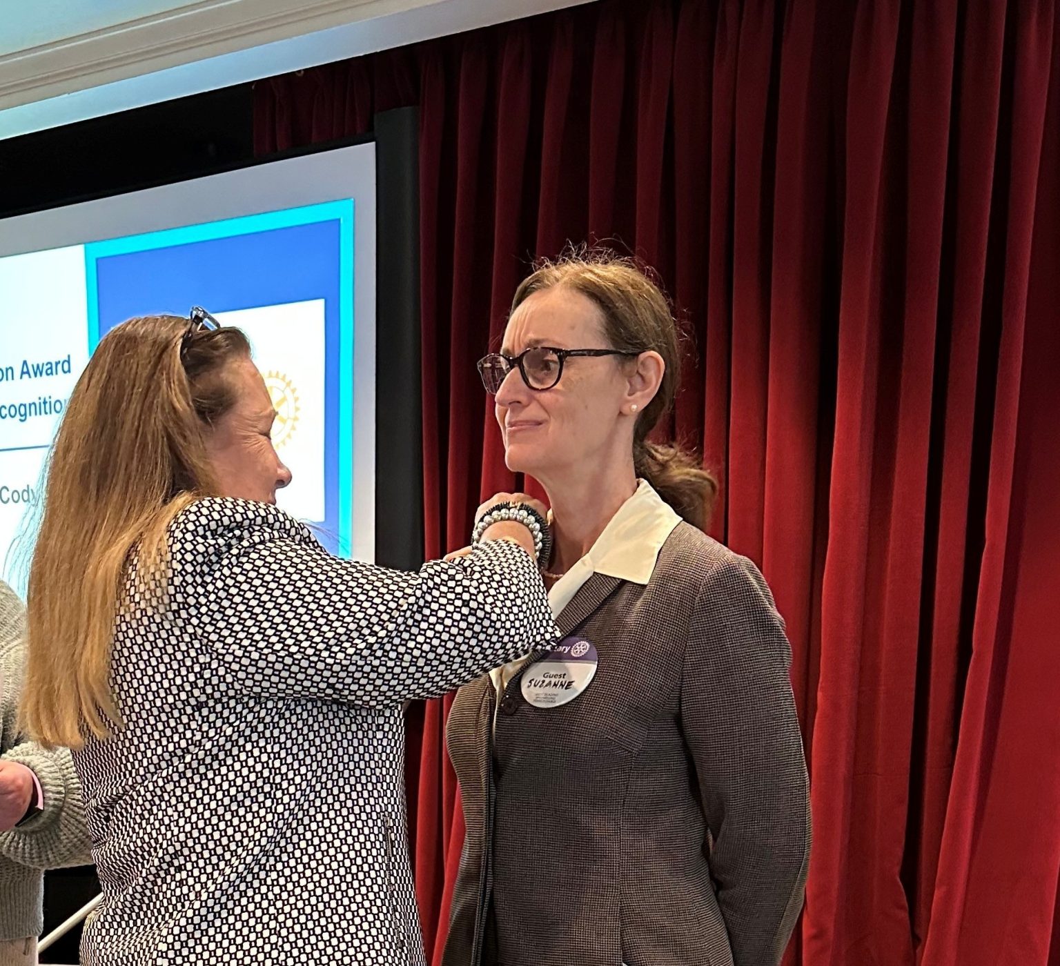 Suzanne Cody Receives People of Action Award - Paul Harris Fellow - BCTV